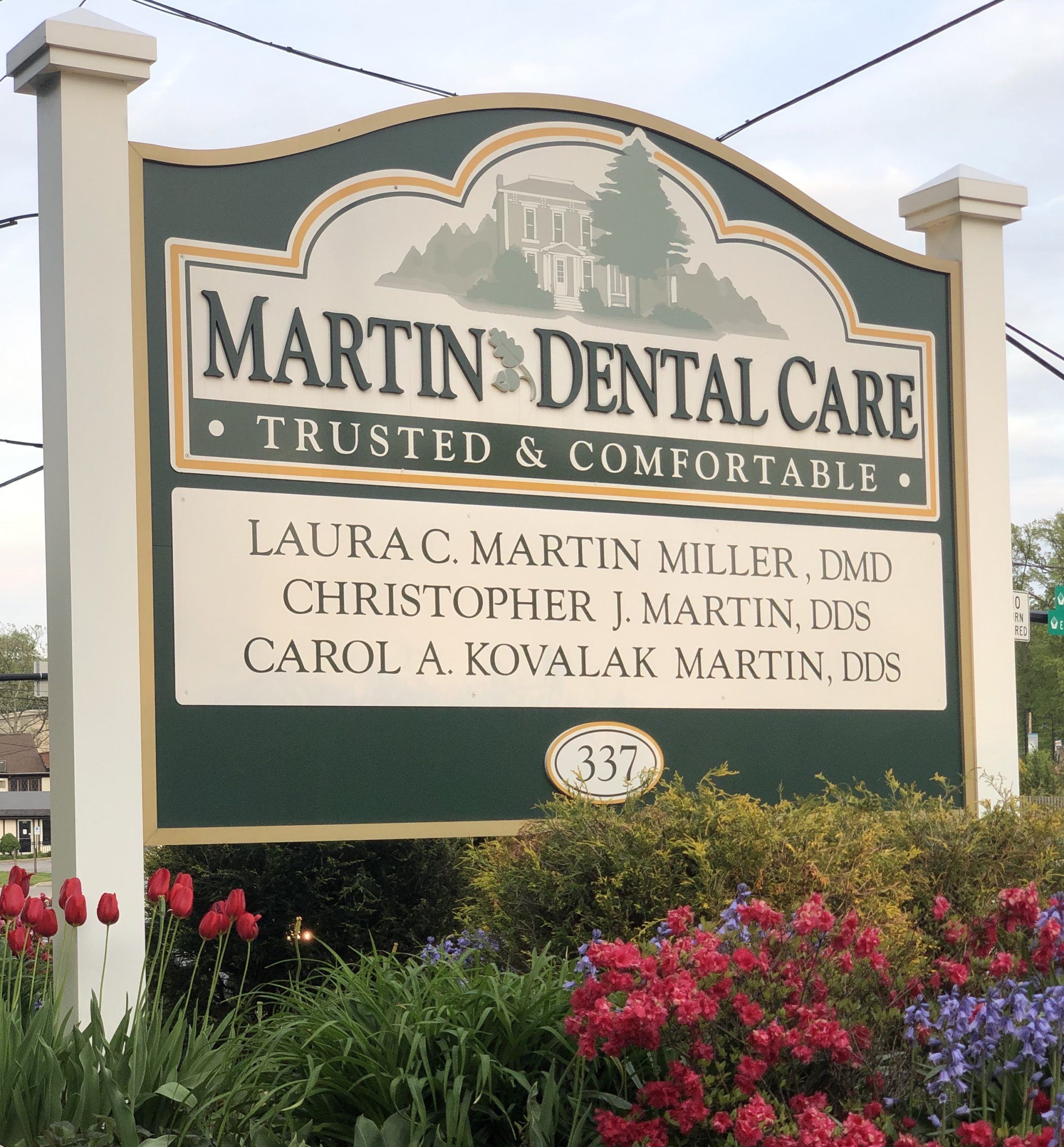 MDC sign Spring - Martin Dental Care | Dentist | Kent, OH